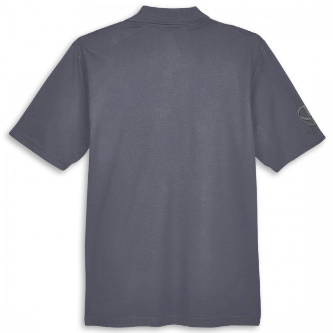 Colorblock Performance Polo | Black/Carbon